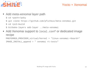 Building RT image with Yocto | PDF