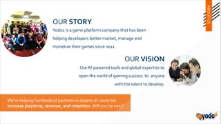 Yodo1 Games Company Deck 2020 | PDF
