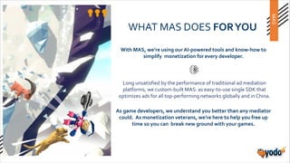 Yodo1 Games Company Overview | PDF