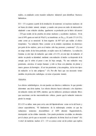USO DE yODO RADIACTIVO | DOCX