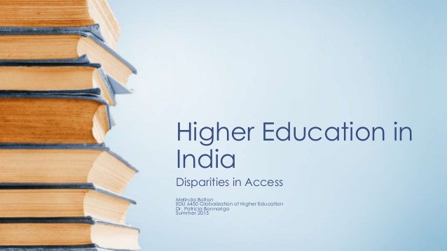 Higher education in india