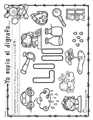 Yo espio la letra abecedario | PDF