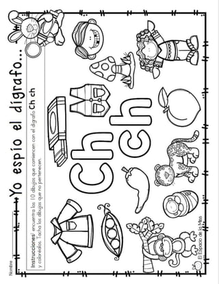 Yo espio la letra abecedario