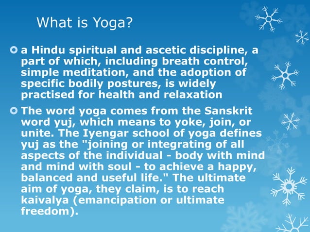 Yoga | PPT