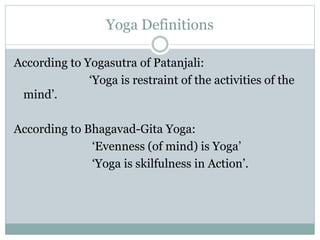 Yoga | PPTX
