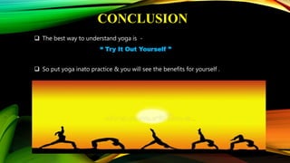 Yoga Benefits & Types | PPTX