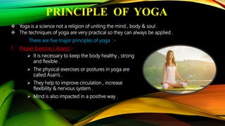 Yoga Benefits & Types | PPTX