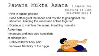 Therapeutic Yoga for low back pain | PPTX