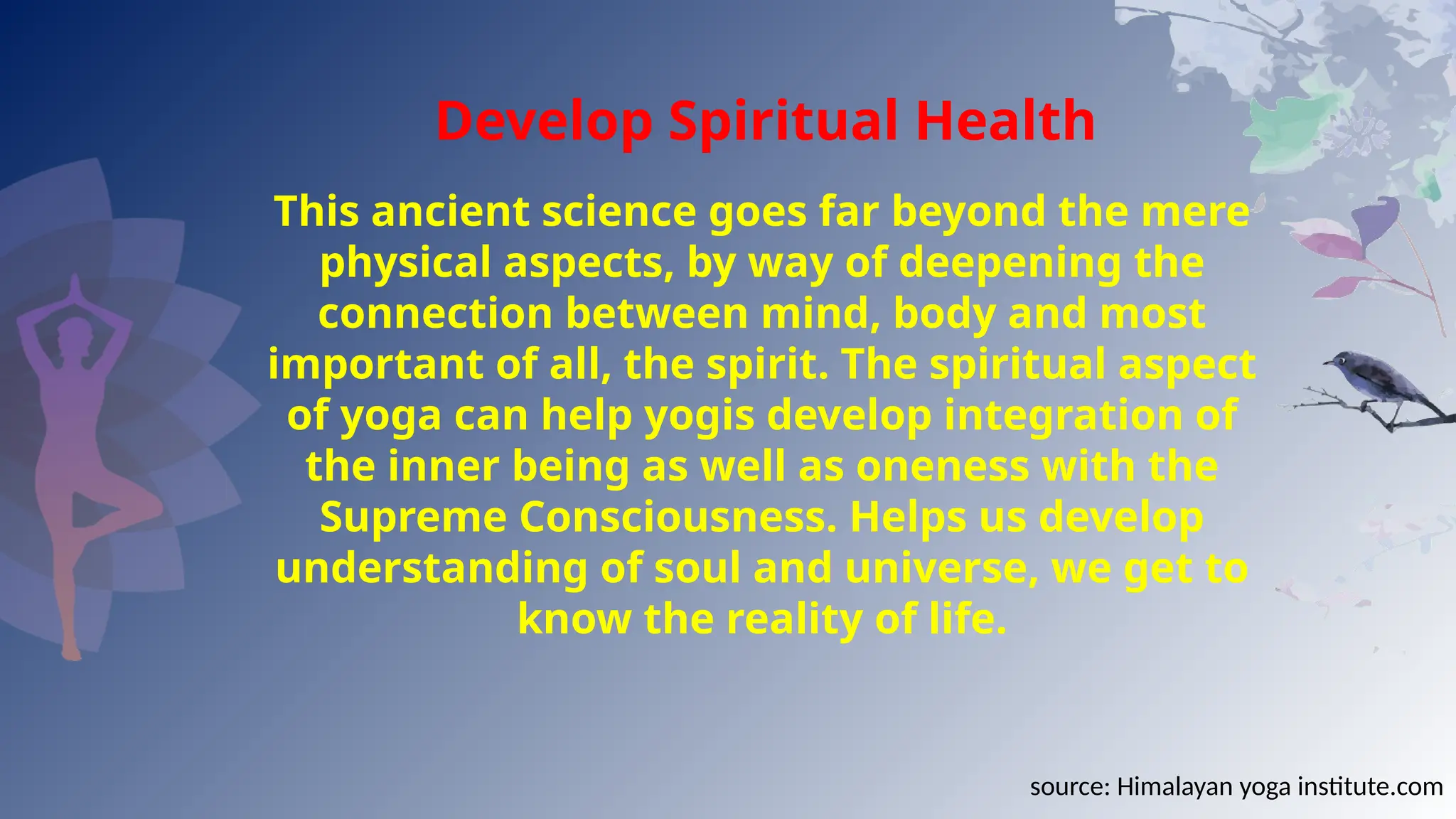 YOGA MEANING, DEFINITION AND IMPORTANCE | PPTX