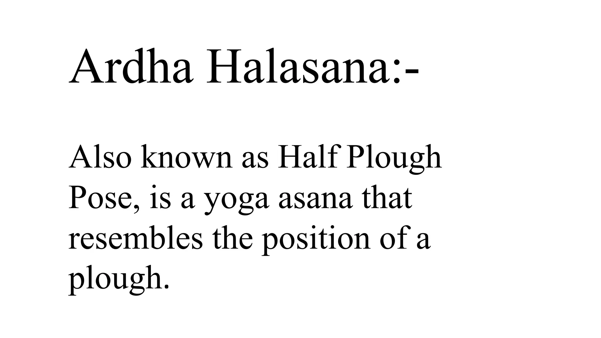 YOGA - ASANAS PRESENTATION FROM SHAMBHAVI | PPTX