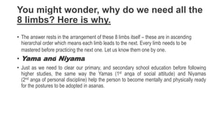 YOGA - ASANAS PRESENTATION FROM SHAMBHAVI | PPTX