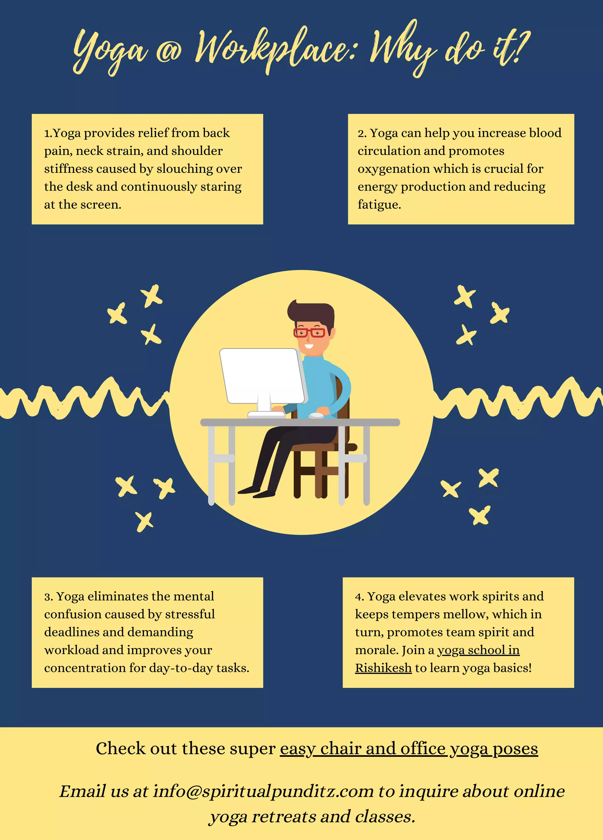 Benefits Of Yoga at Workplace: Ekattva, Rishikesh | PDF