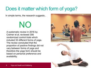 Yoga and health | PPTX