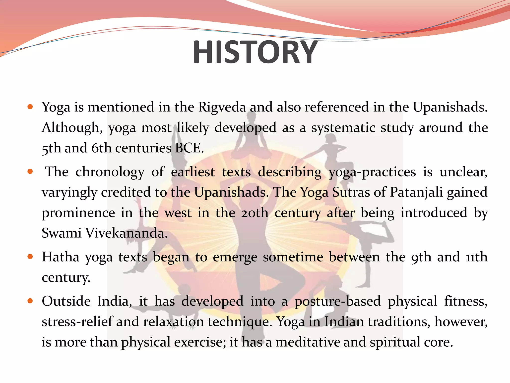 Yoga and health ppt | PPTX