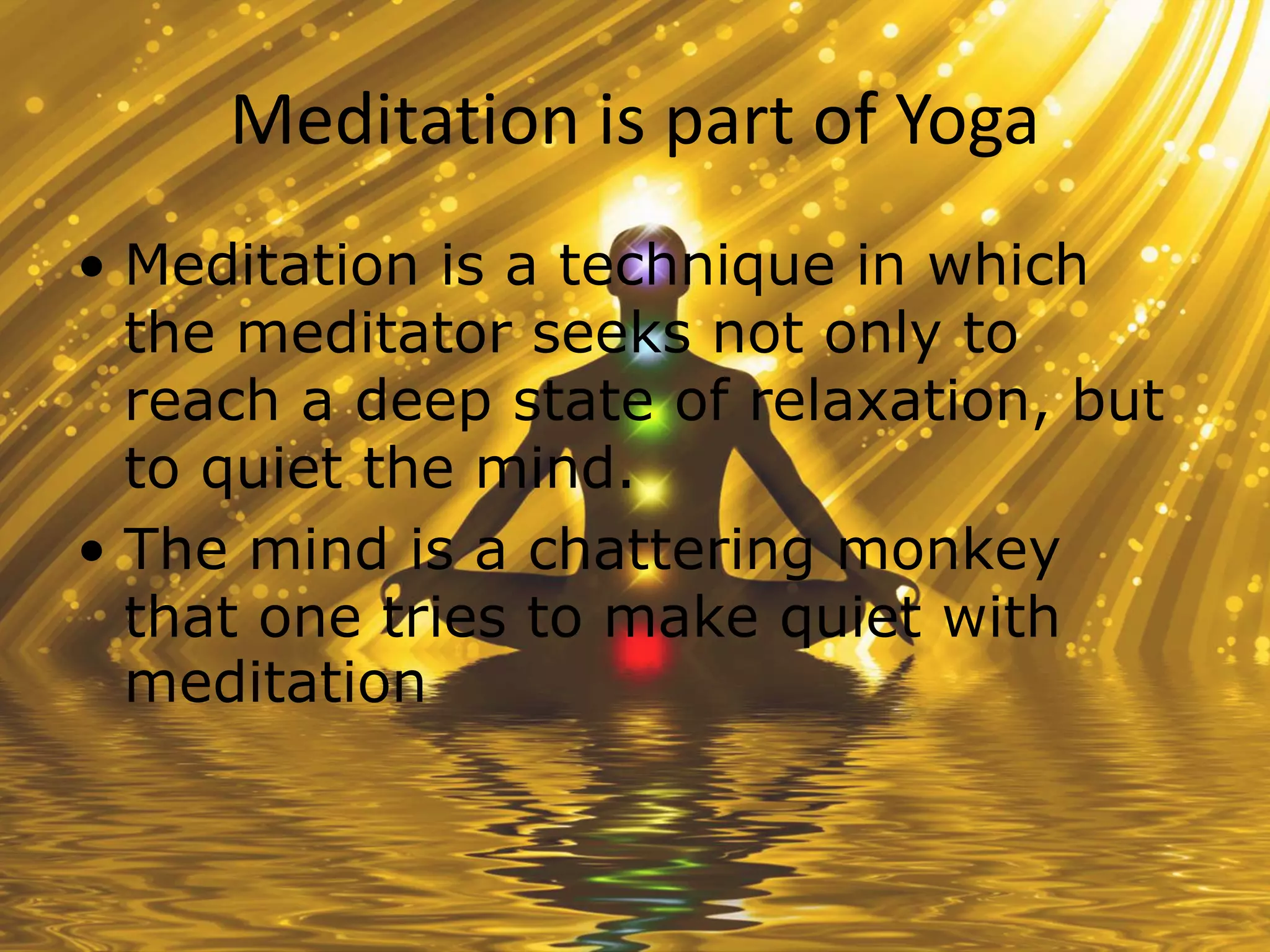 benefits of Yoga and meditation in personal development | PPTX