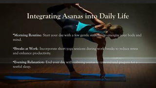 Yoga asanas "types and their benefits".pptx