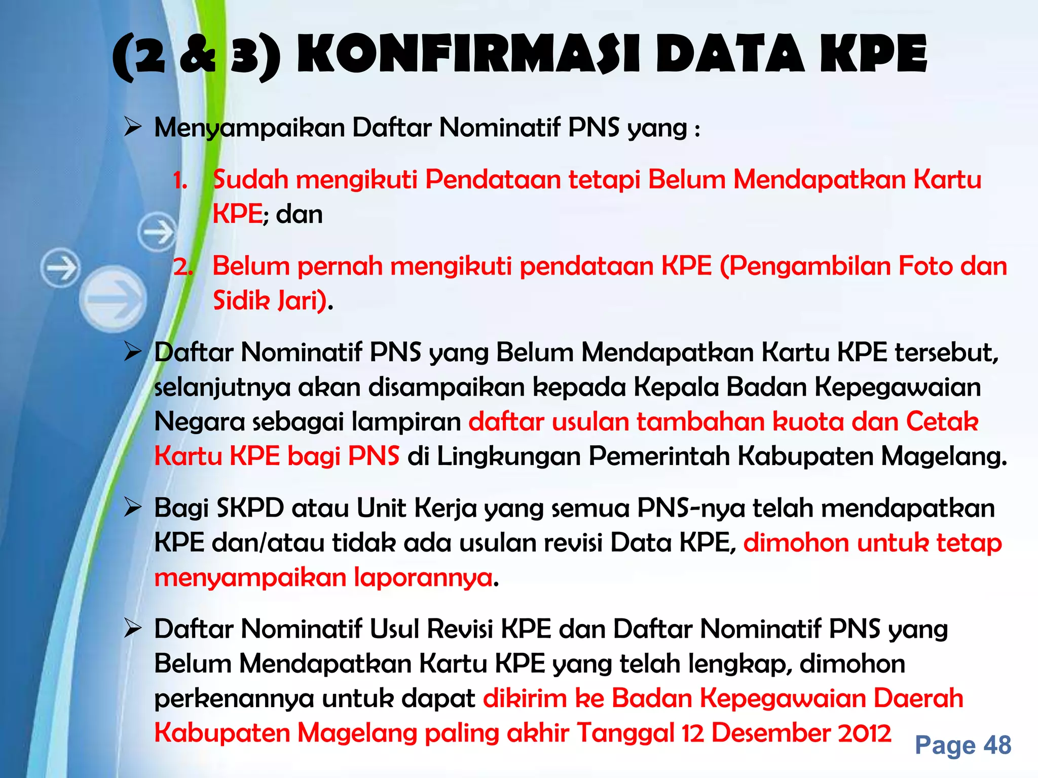Yoga aw formasi pns - konversi nip - kpe | PPT