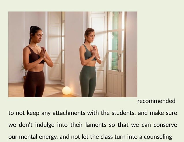 YOGA CLASS STUDIO ETIQUETTE dos and donts | PPTX | Bath and Shower ...