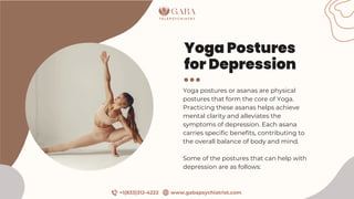 Yoga for Depression - Poses, Benefits, and Holistic Healing | PDF