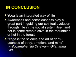 Positive health through Yoga | PPT