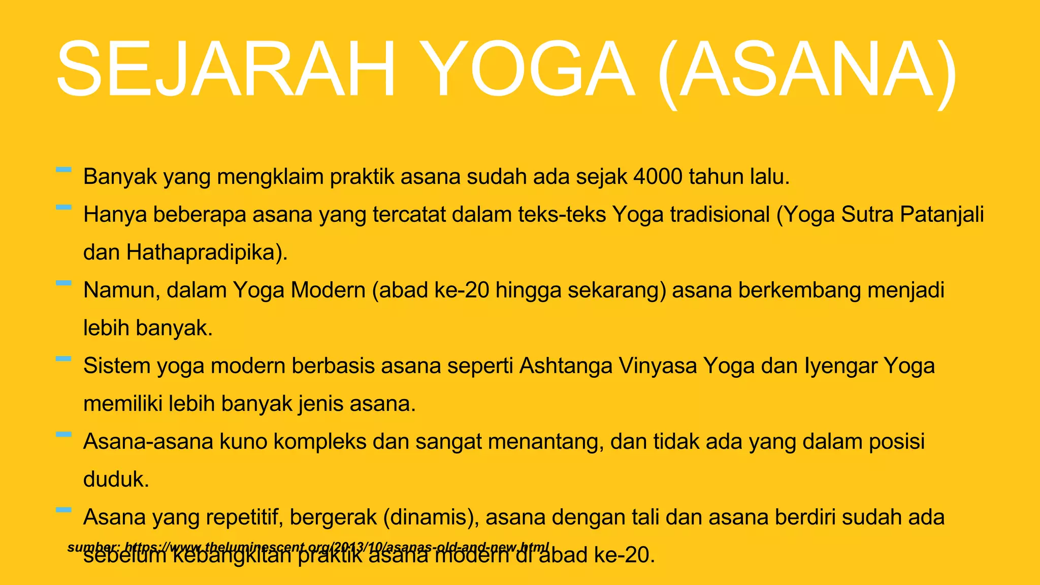 Yoga dan Gymnastics: Sisi Lain Sejarah Yoga | PPTX