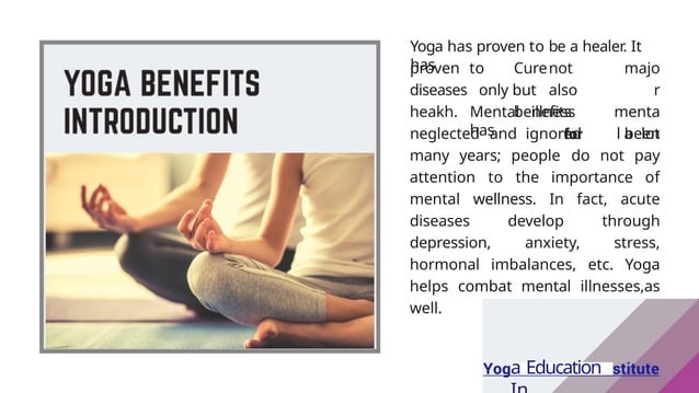 Yoga for better health and lifestyle changes | PPTX