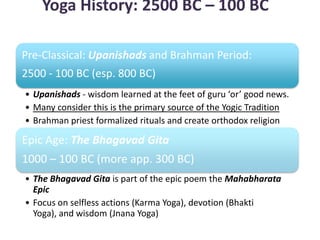 Yoga History And Tradion | PPT