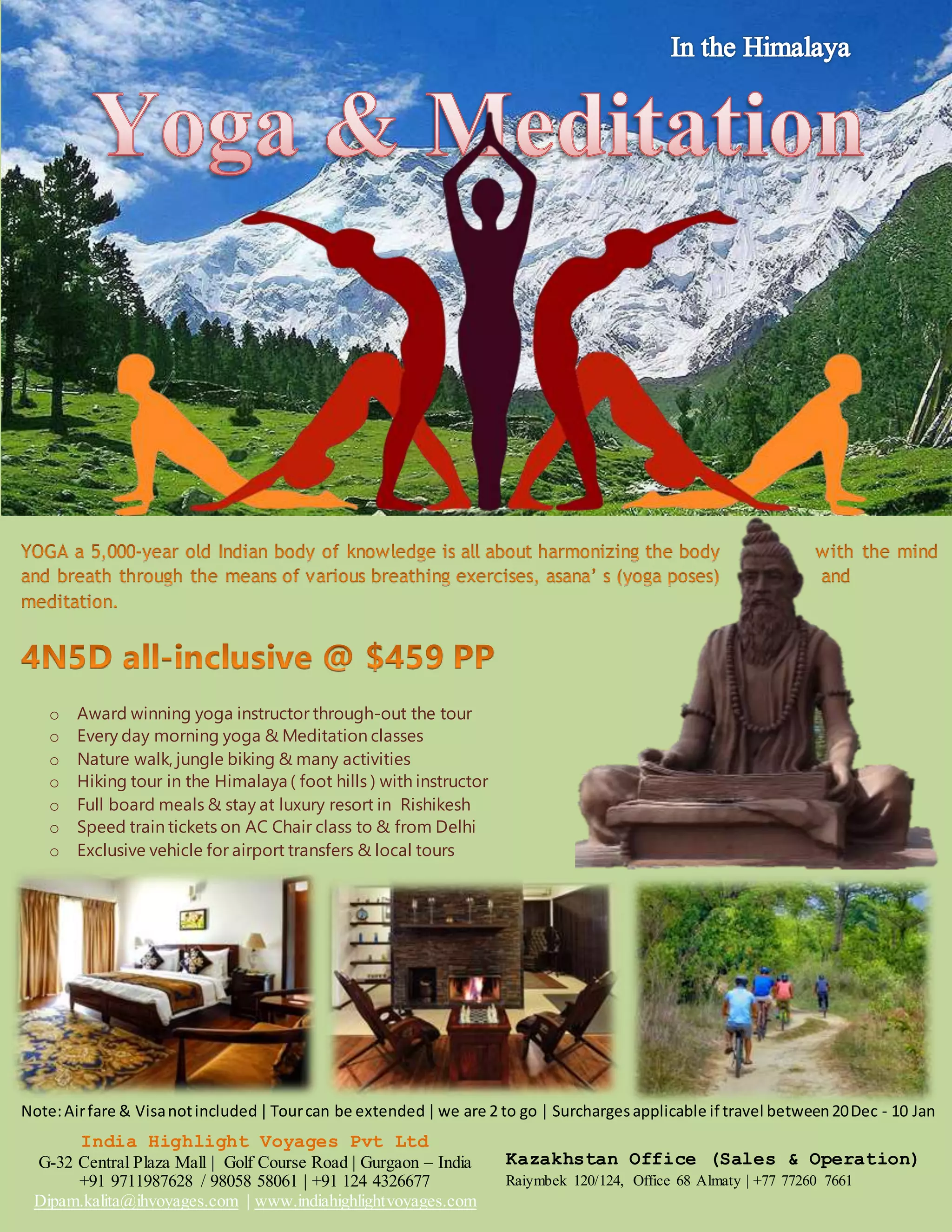 Yoga in the himalaya | PDF