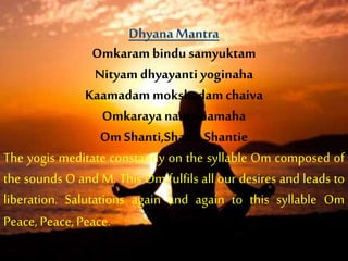 Yoga mantras | PPTX