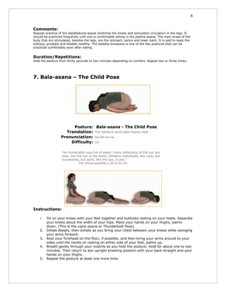 Yoga manual | PDF