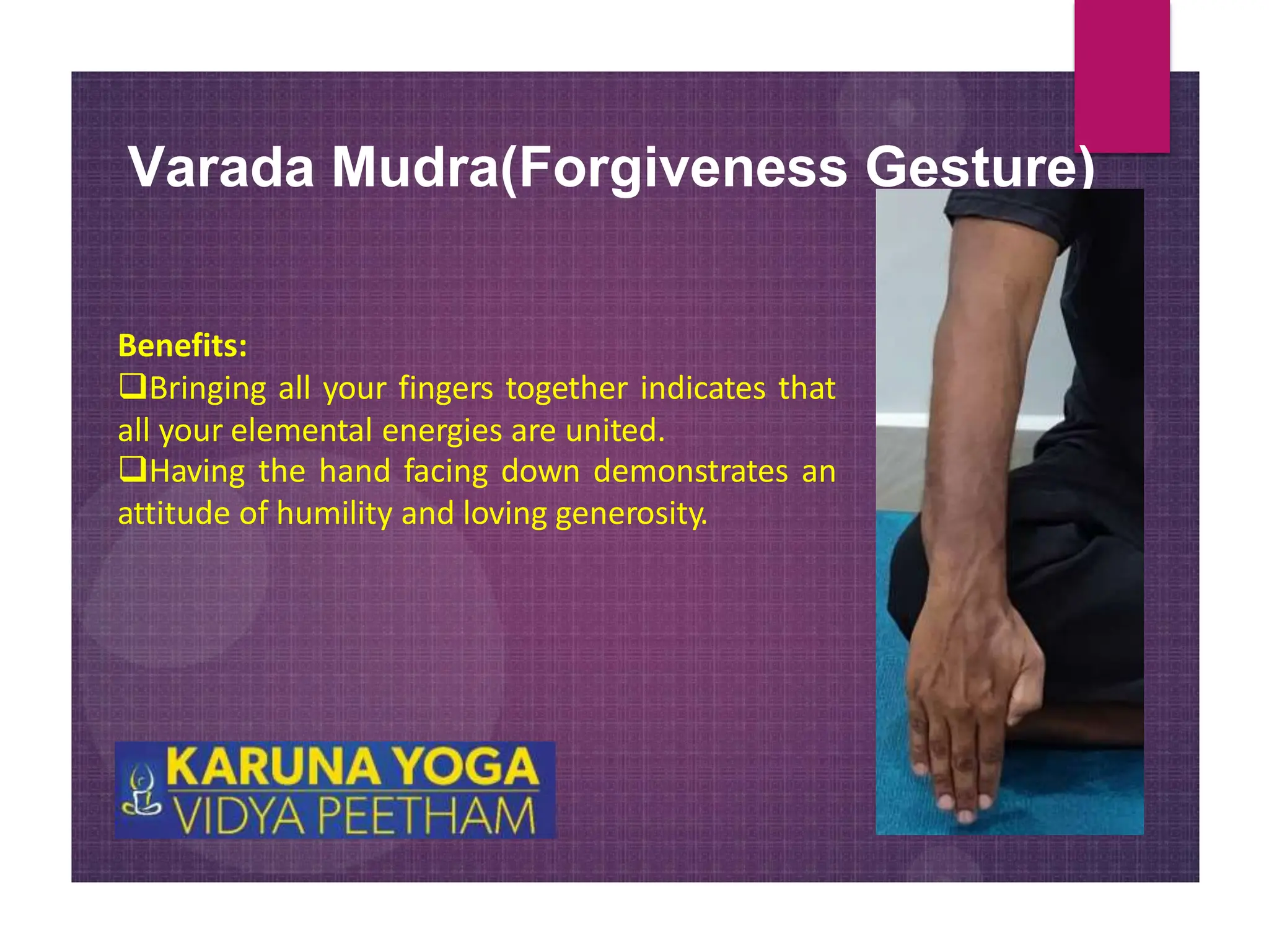 yoga mudras - gesture - seal - mudra therapy - for health disorder.pptx