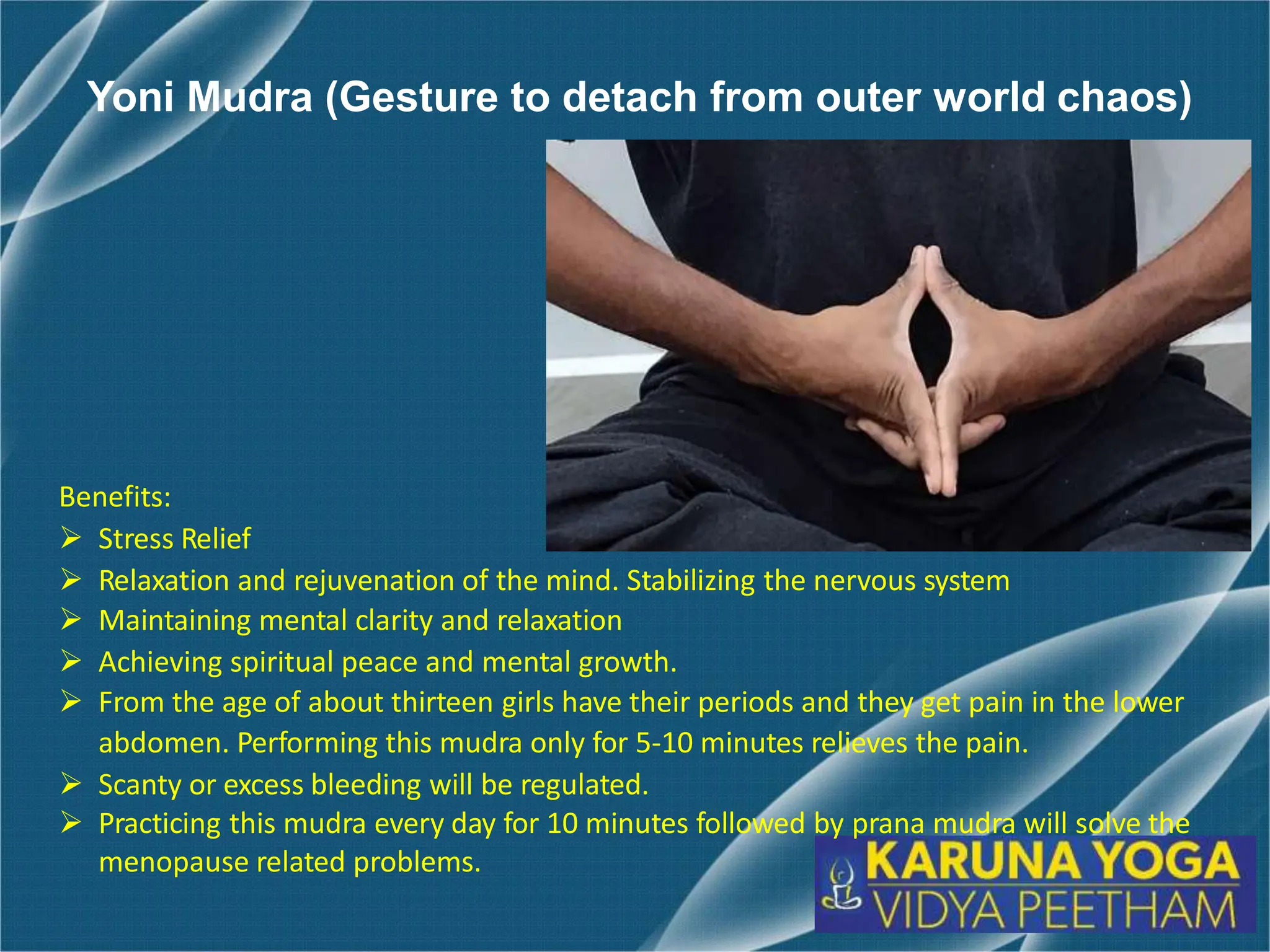 yoga mudras - gesture - seal - mudra therapy - for health disorder.pptx