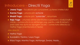 Yoga perceptilor | PPT