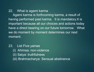 Yoga Philosophy, LIfestyle & Ethics EXAMINATION.pptx