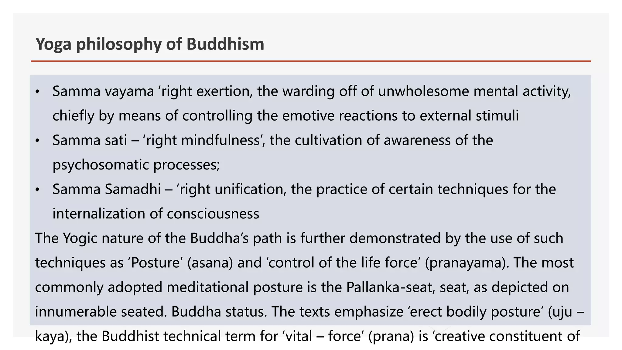 Yoga philosophy of Buddhism.pptx