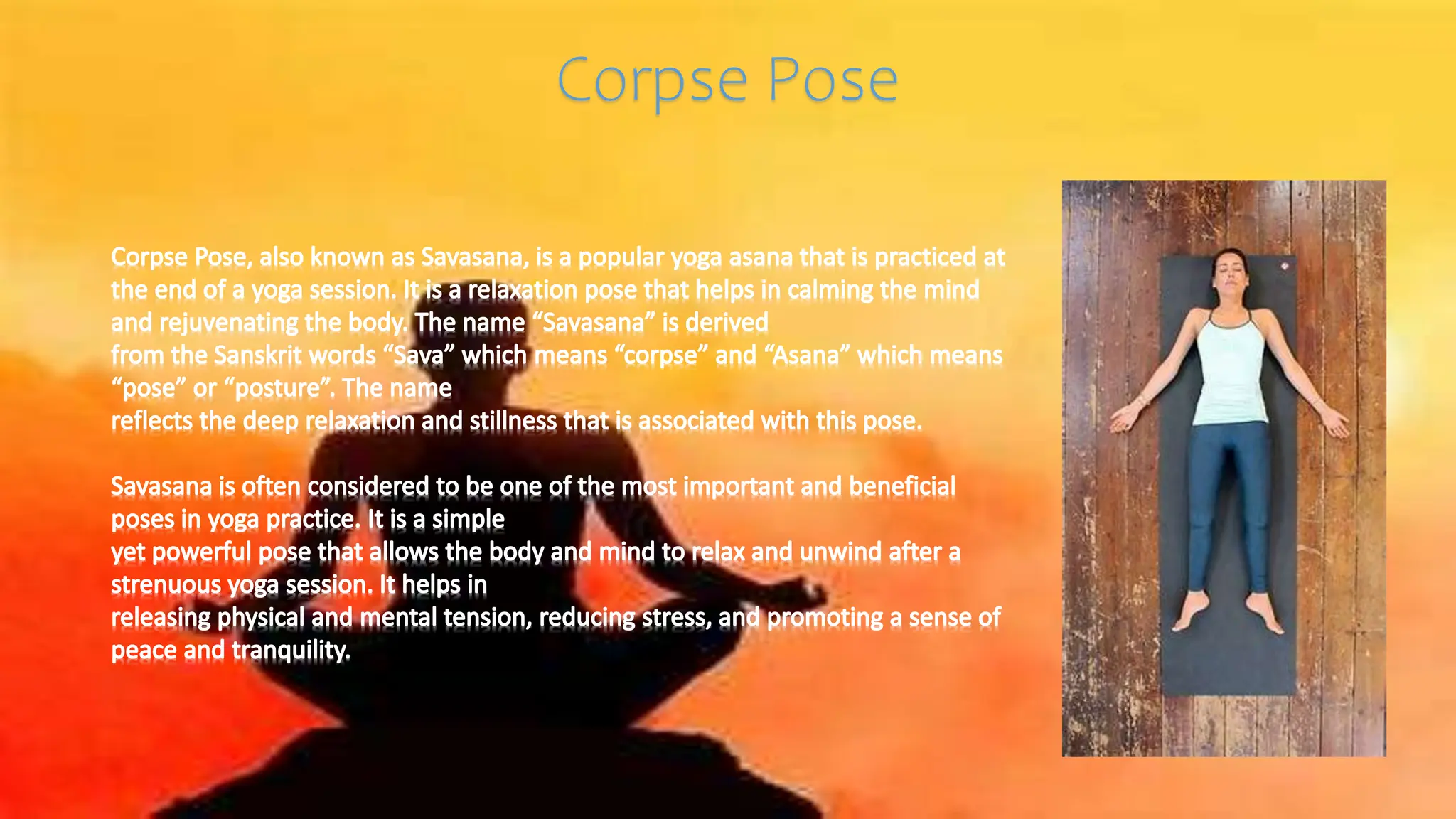 YOGA POSES FOR BEGINNERS IN PE CLASSES.pptx