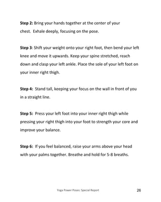 Yoga power poses | PDF
