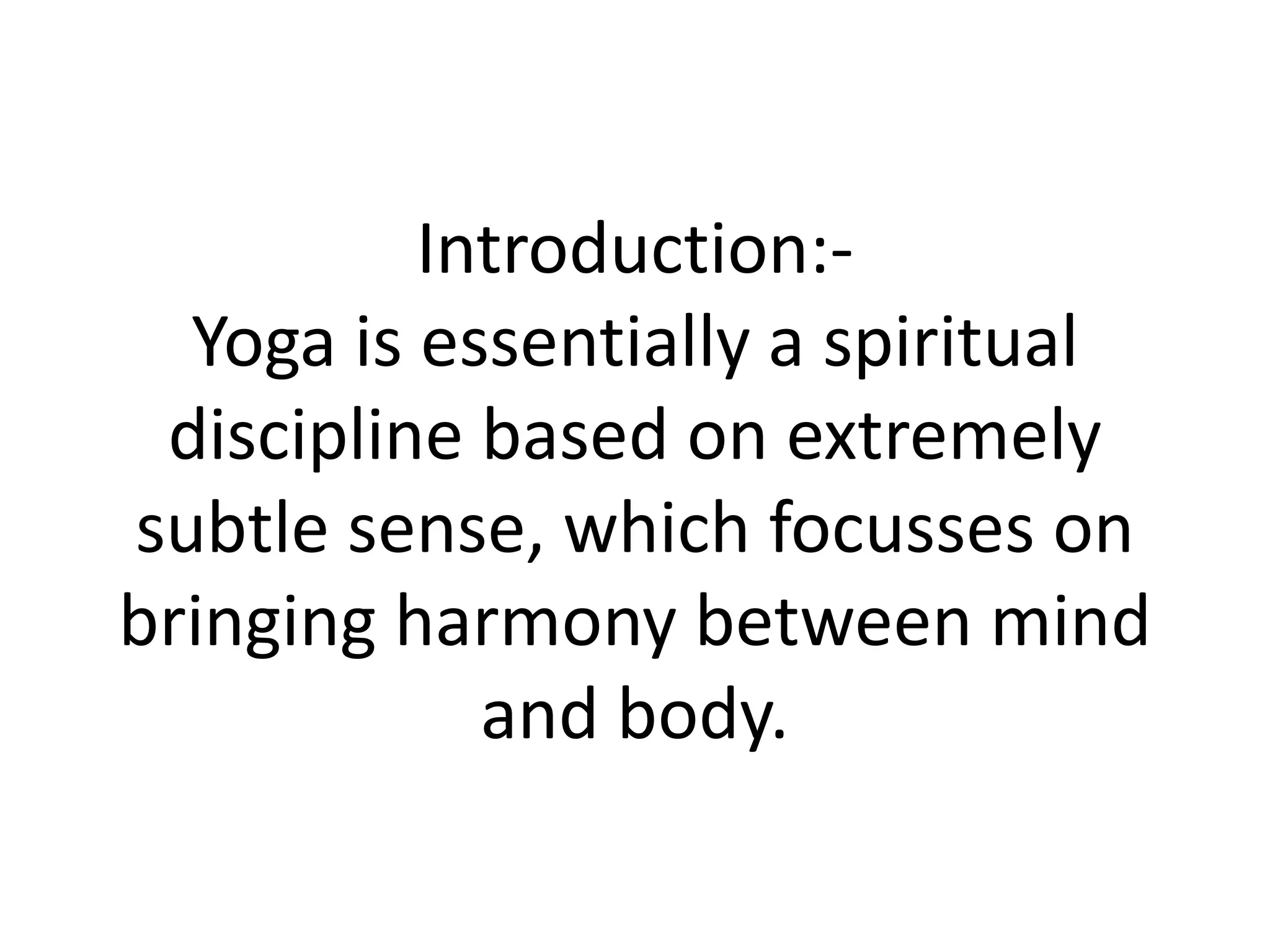 Yoga ppt | PPTX