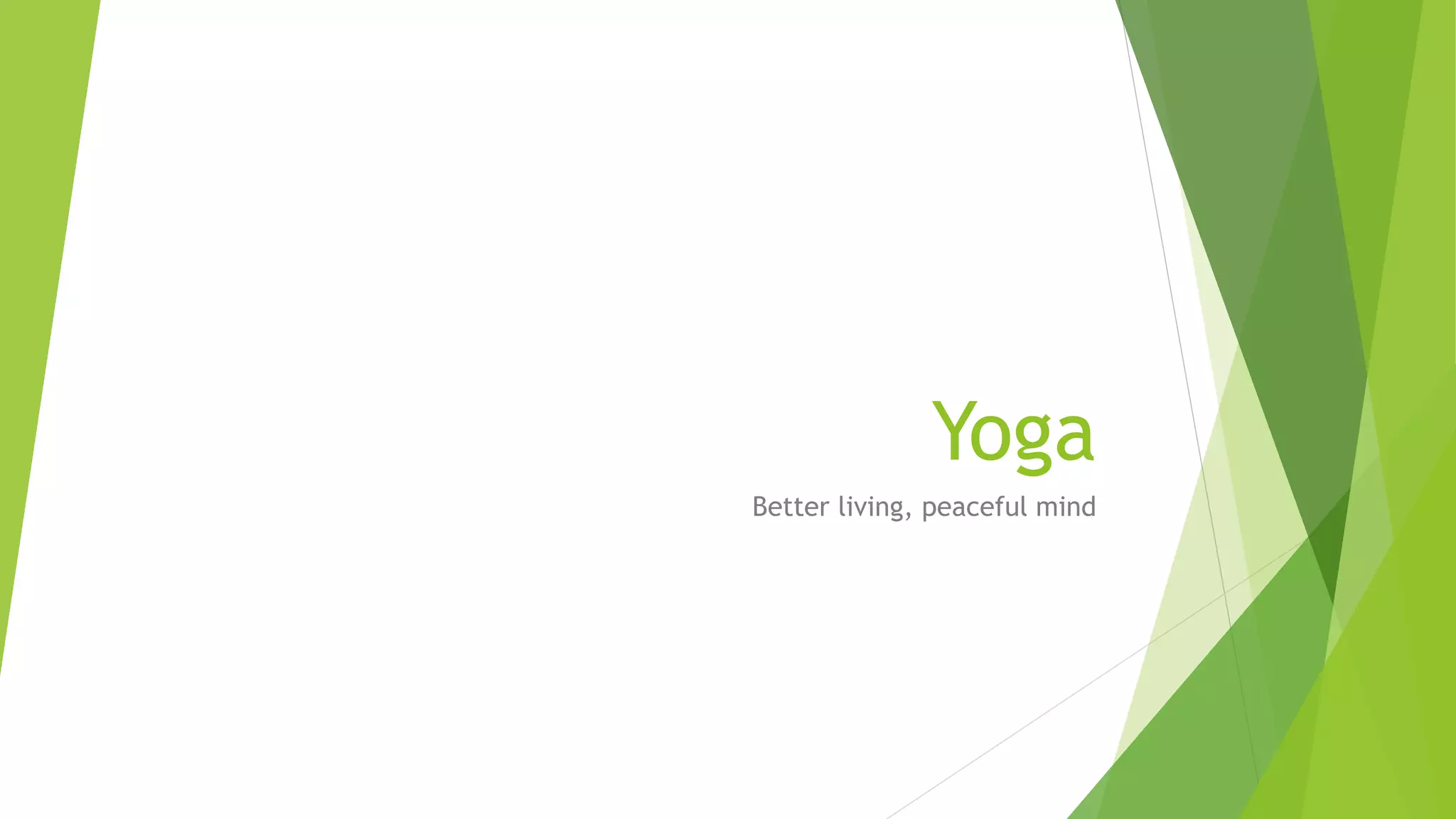 Yoga ppt | PPT