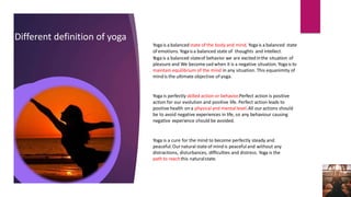 yoga ppt | PPTX