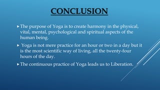 Yoga presentation | PPTX | Hinduism | Religion & Spirituality