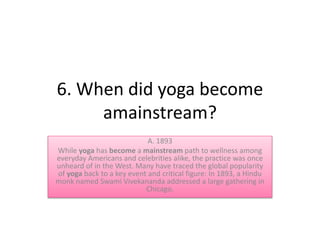 Yoga secret quiz | PPTX