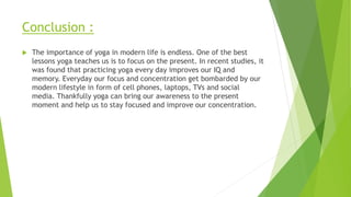 Yoga seminar | PPT