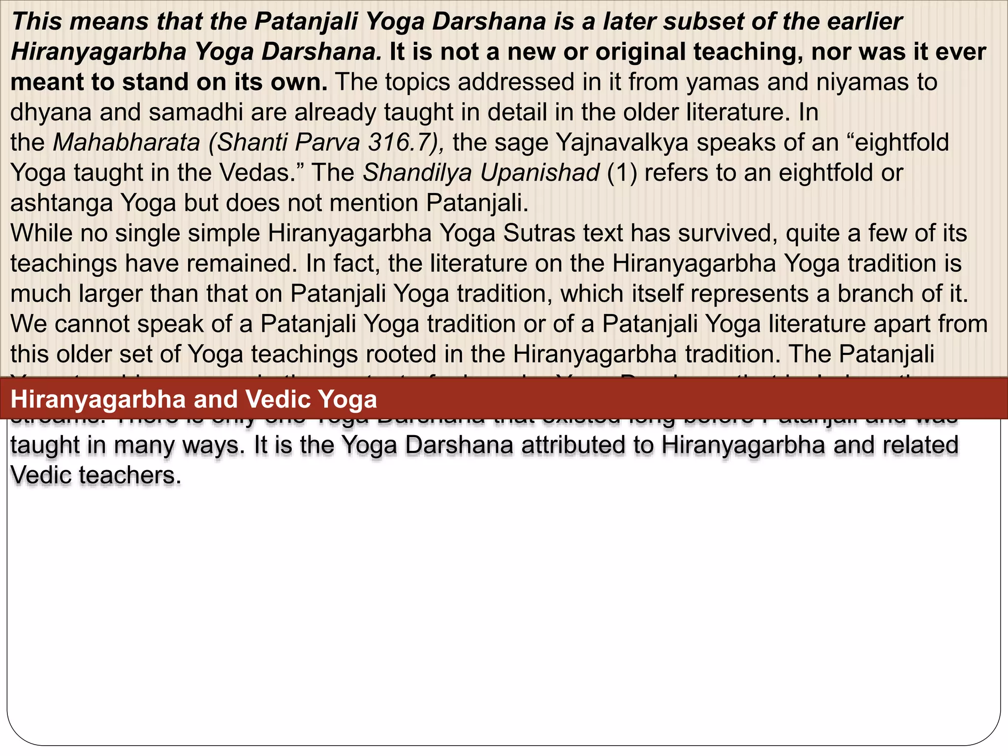 Yoga sturas of maharishi patanjali presentation2 | PPTX