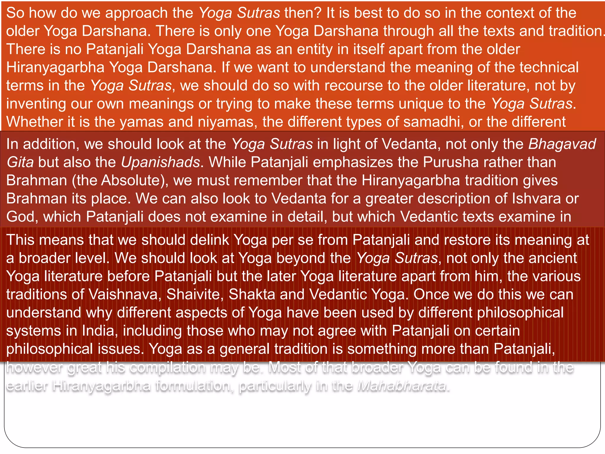 Yoga sturas of maharishi patanjali presentation2 | PPTX