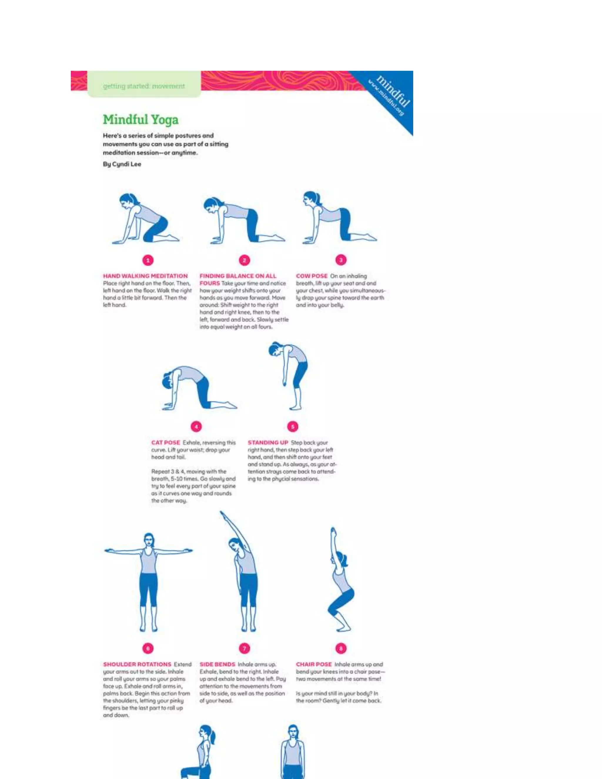 Yoga worksheet | DOCX