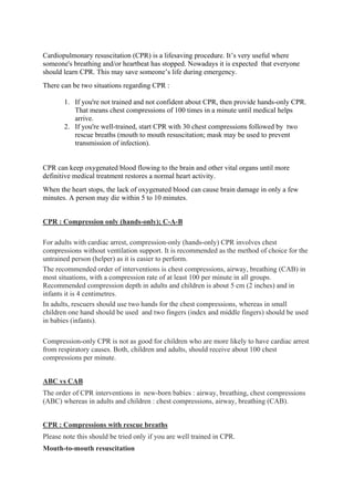 CPR | PDF