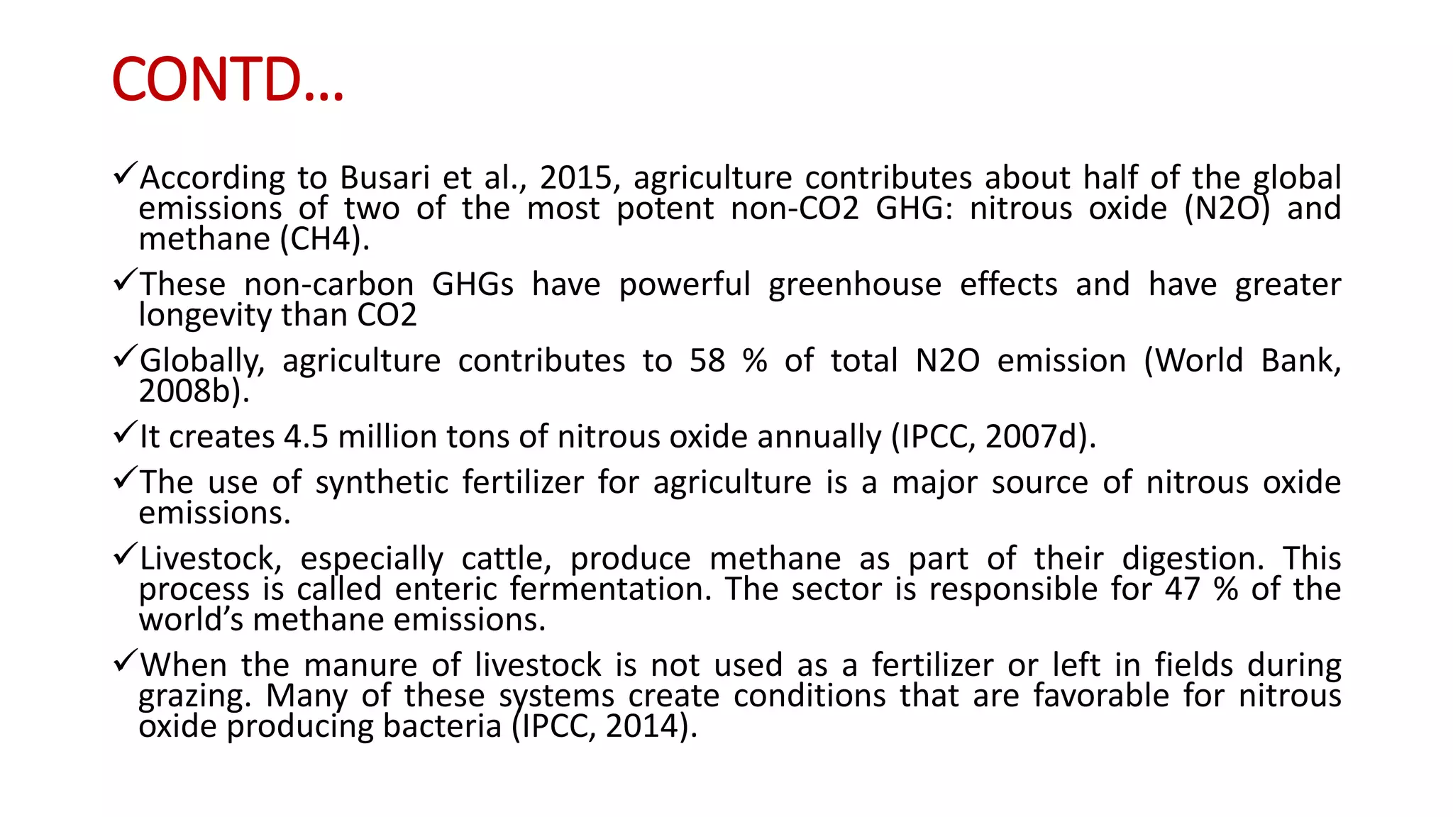Climate Change & Its Relationship with Agriculture by Yogendra Katuwal | PPTX