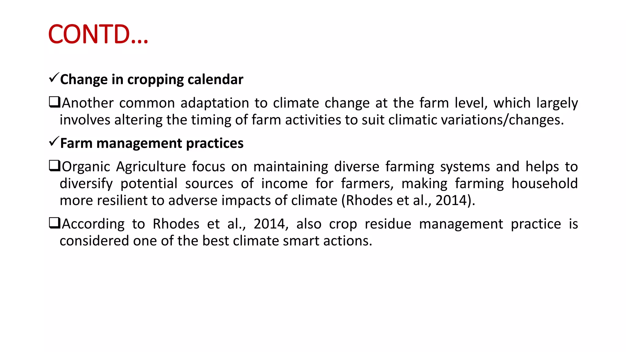 Climate Change & Its Relationship with Agriculture by Yogendra Katuwal | PPTX