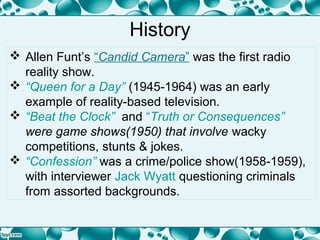 Reality Of Reality Shows | PPT